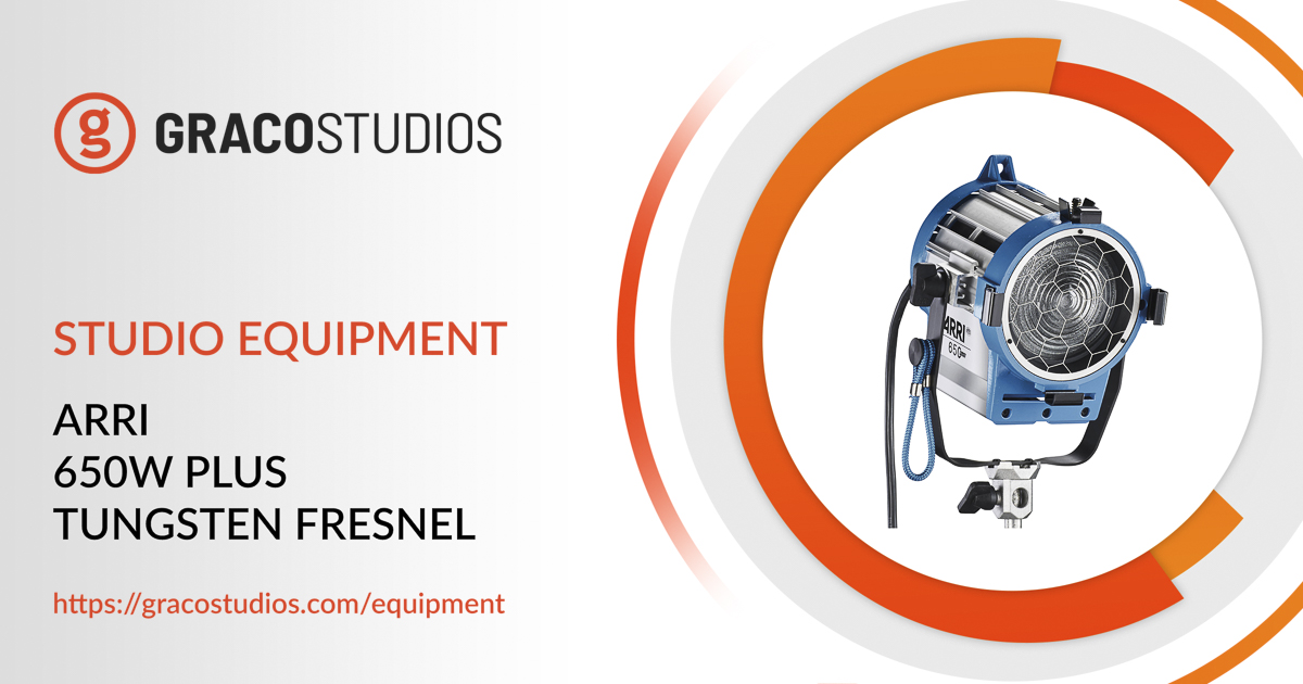 ARRI 650W Plus Tungsten Fresnel | Graco Studios