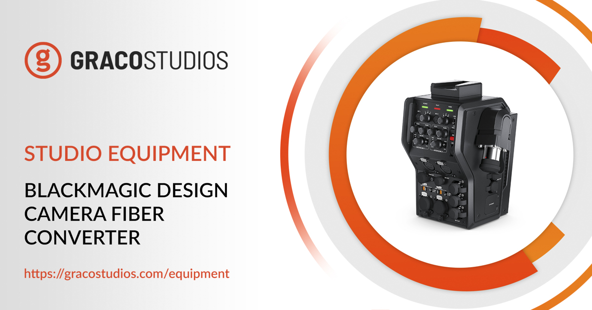 Blackmagic Design Studio Fiber Converter | Graco Studios