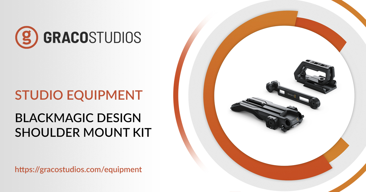 Blackmagic Design Shoulder Mount Kit | Graco Studios