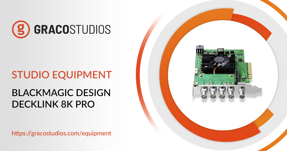 Blackmagic Design DeckLink 8K Pro | Graco Studios