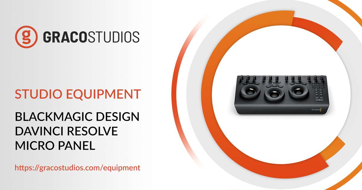 Blackmagic Design DaVinci Resolve Micro Panel | Graco Studios