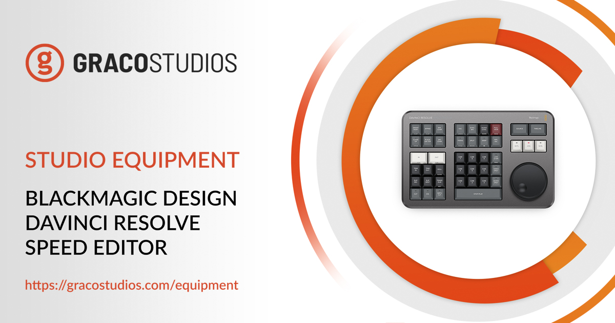 Blackmagic Design DaVinci Resolve Speed Editor | Graco Studios Blackmagic Design DaVinci Resolve Speed Editor | Graco Studios