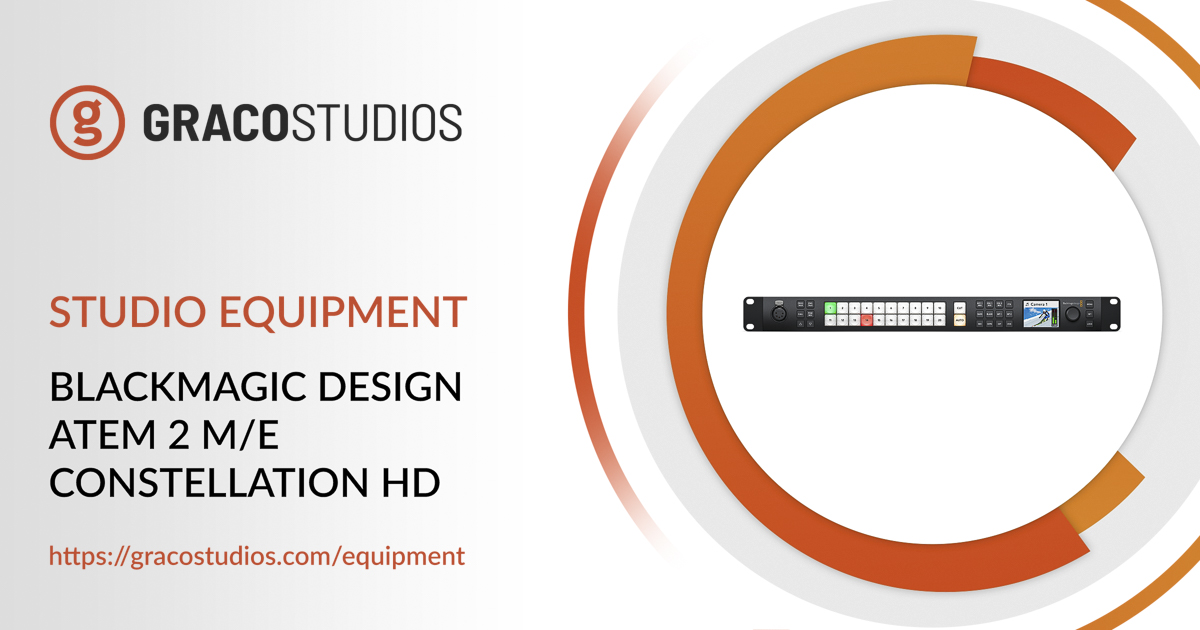 Blackmagic Design ATEM 2 M/E Constellation HD - Graco Studios