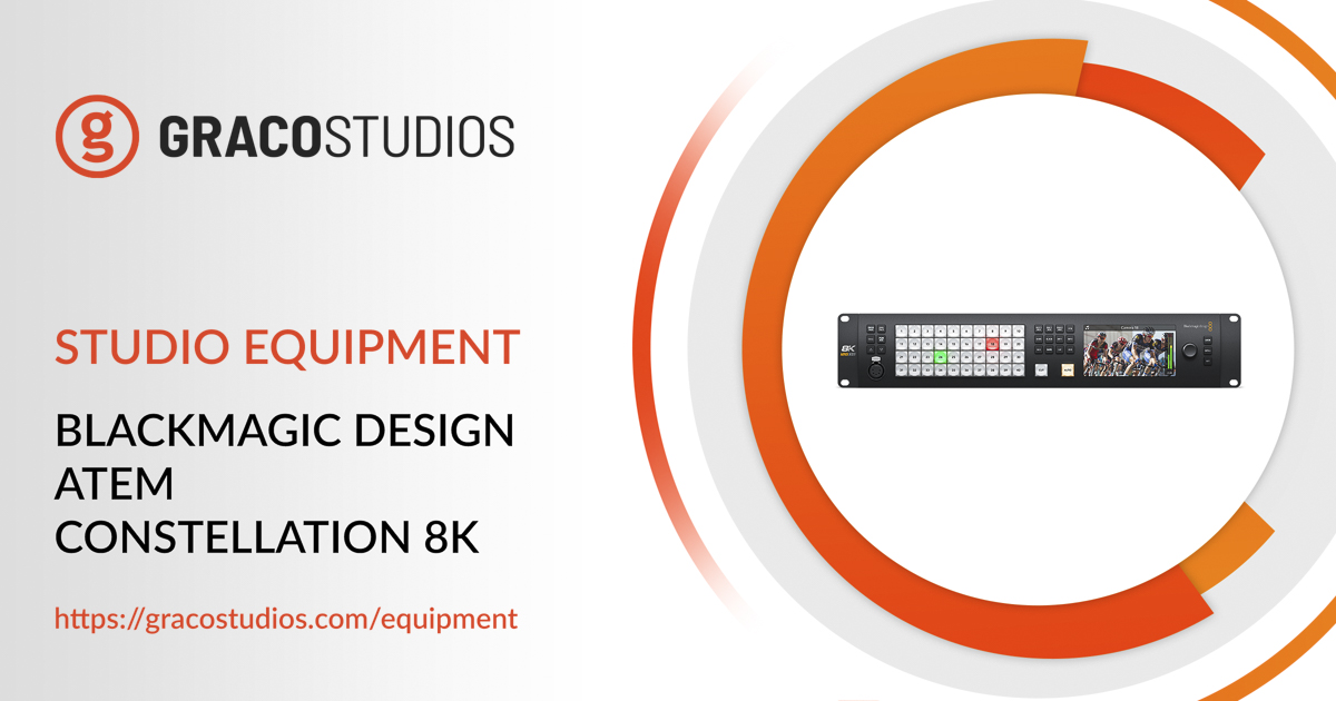 Blackmagic Design ATEM Constellation 8K | Graco Studios