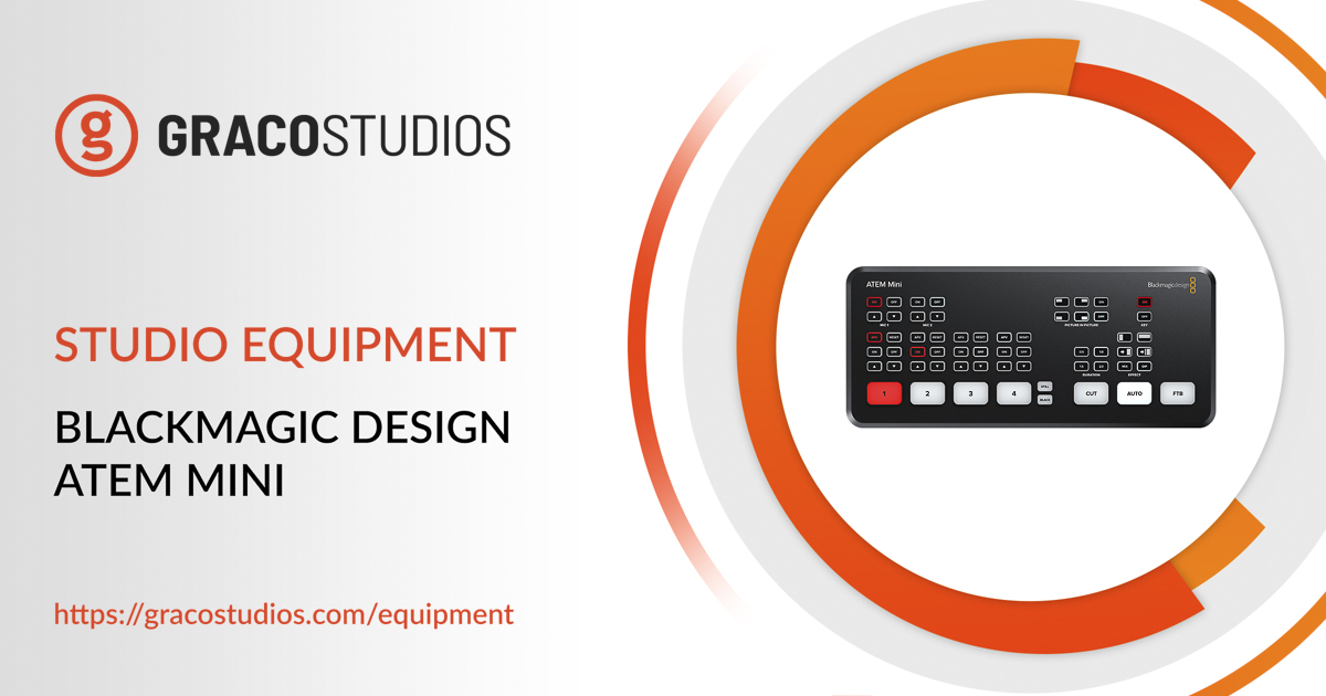 Blackmagic Design ATEM Mini - Graco Studios