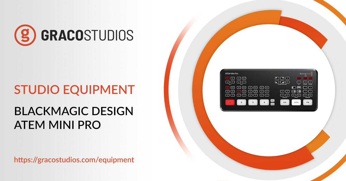 Blackmagic Design ATEM Mini Pro | Graco Studios