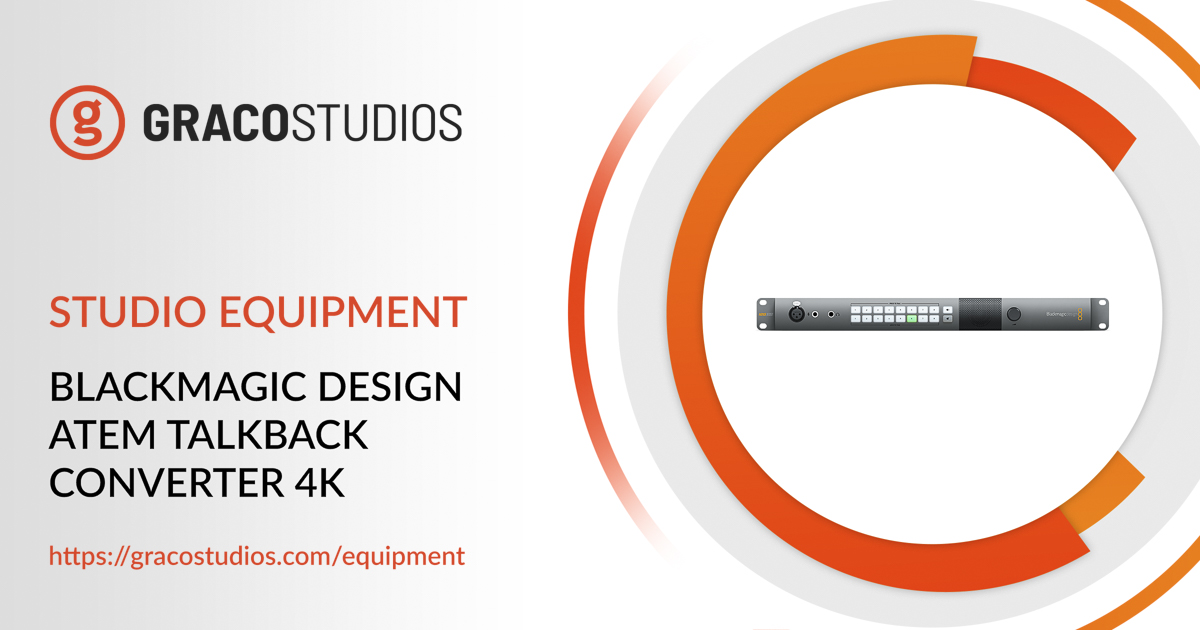 Blackmagic Design ATEM Talkback Converter 4K | Graco Studios