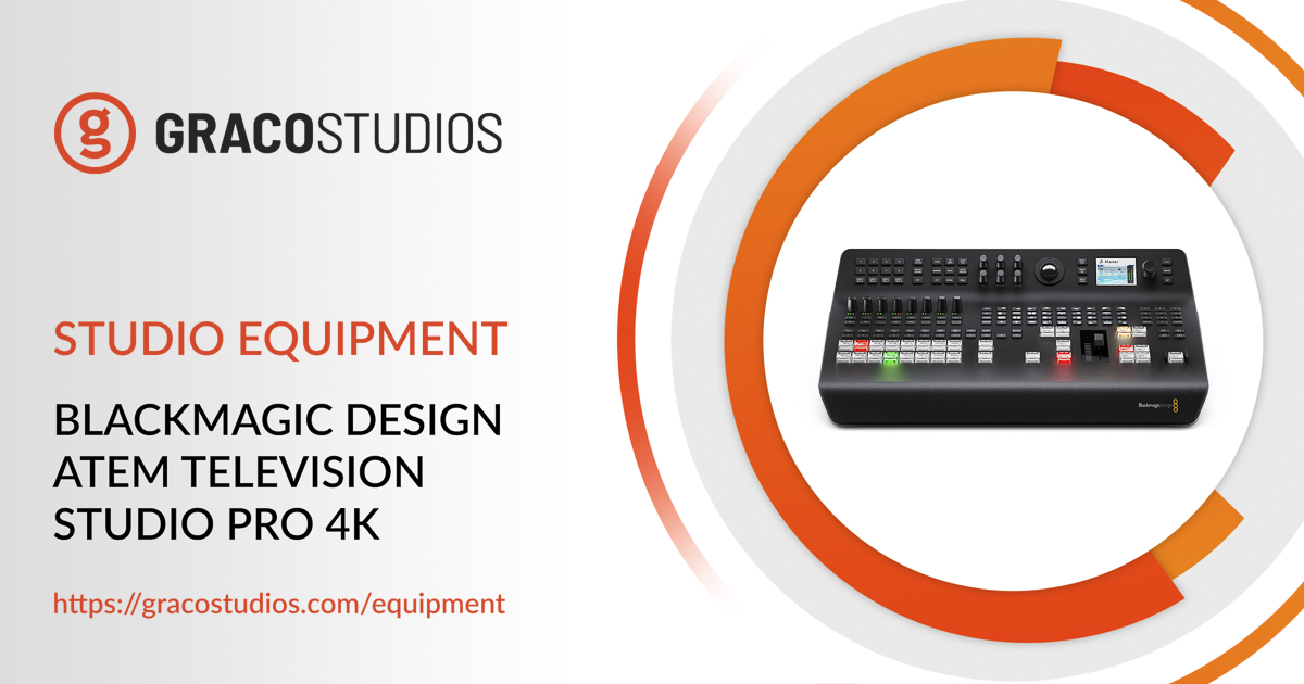 Blackmagic Design ATEM Television Studio Pro 4K | Graco Studios