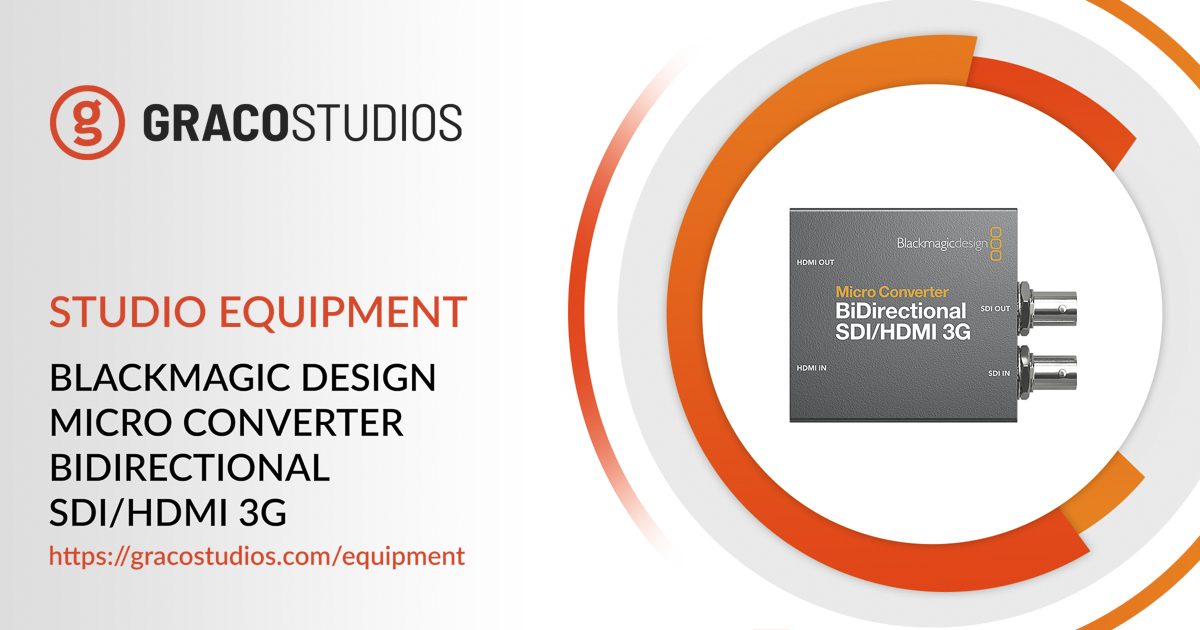 Blackmagic Design Micro Converter BiDirectional SDI/HDMI 3G | Graco Studios