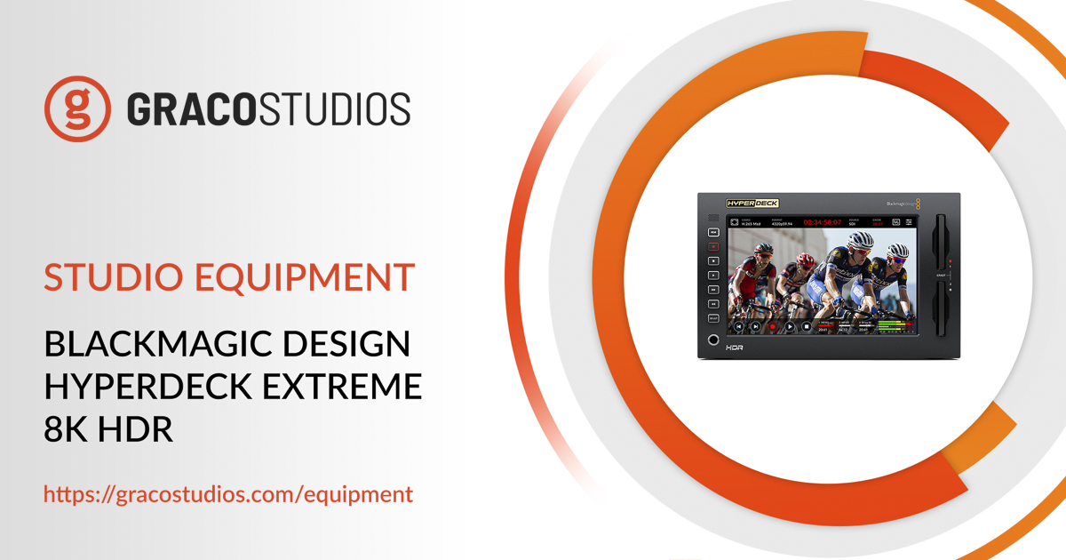 Blackmagic Design HyperDeck Extreme 8K HDR | Graco Studios