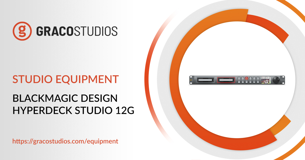 Blackmagic Design HyperDeck Studio 12G | Graco Studios