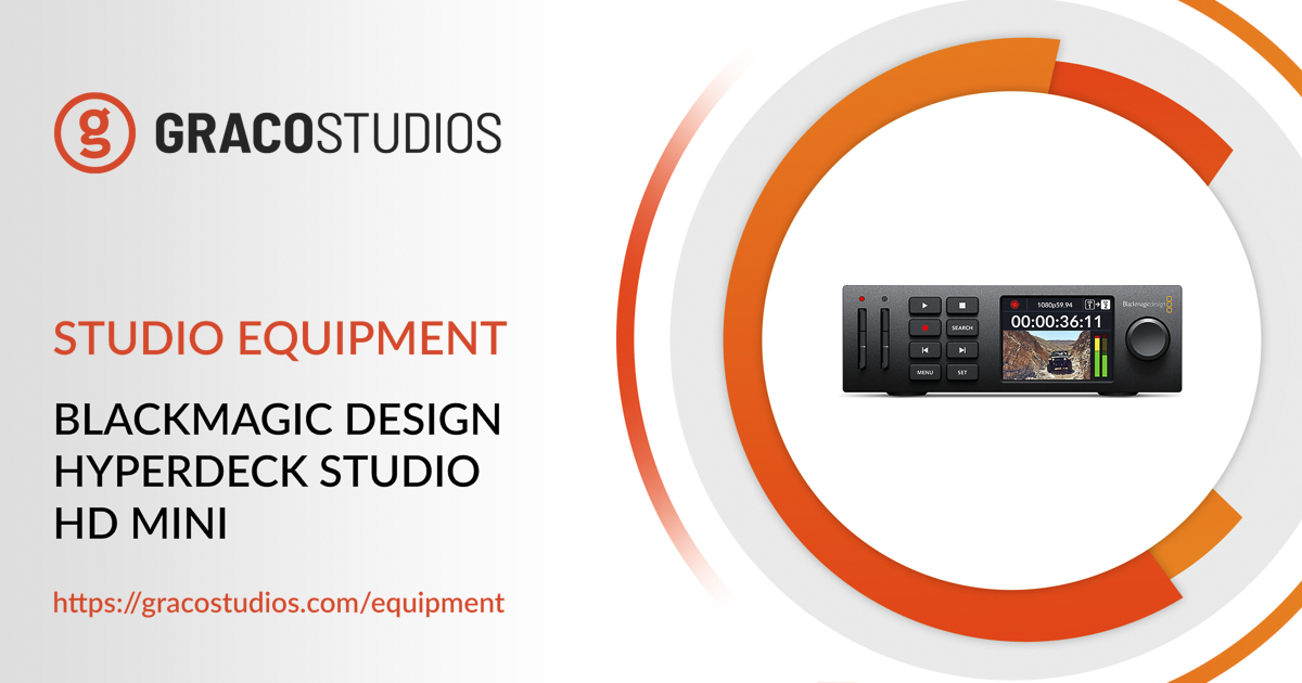Blackmagic Design HyperDeck Studio HD Mini | Graco Studios