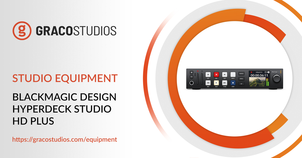 Blackmagic Design HyperDeck Studio HD Plus - Graco Studios