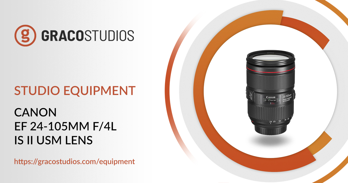 Canon EF 24-105mm F4L IS II USM Lens | Graco Studios
