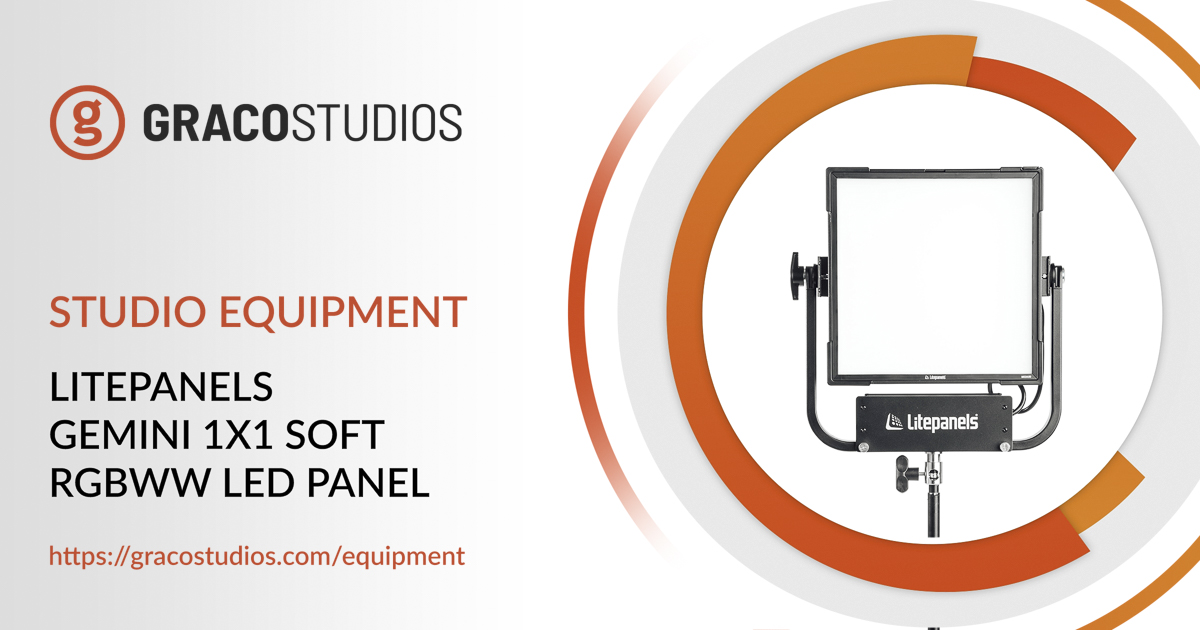 Litepanels Gemini 1x1 Soft RGBWW LED Panel | Graco Studios